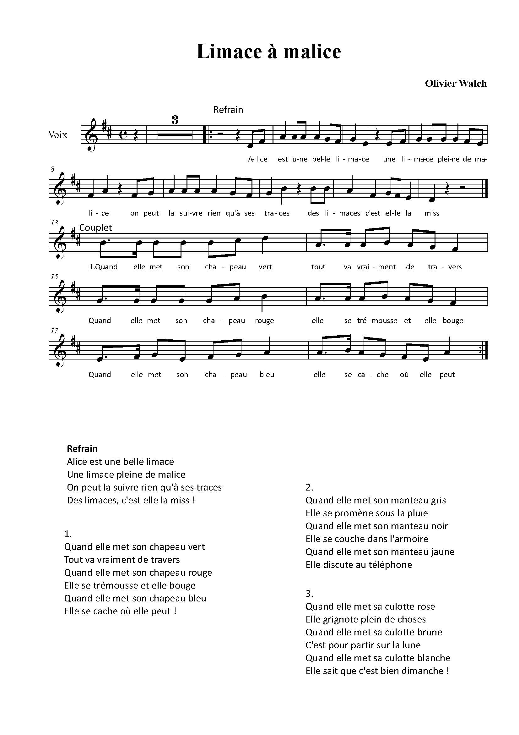 Limace à malice - École Coat Pin de Riec-sur-Belon