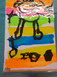 A la manière d'Andy Warhol - École Coat Pin de Riec-sur-Belon